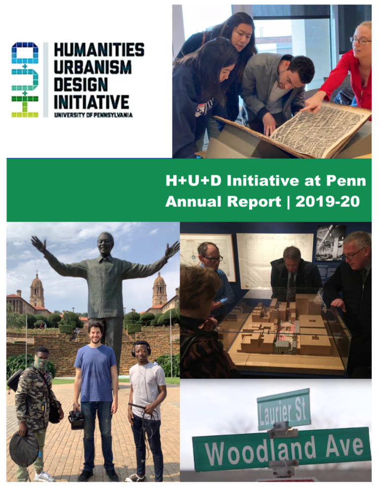 H+U+D Annual Report 2019-20 - Humanities Urbanism Design Initiative